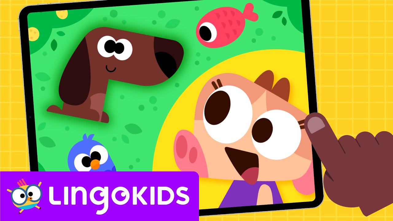 MATCHING GAME for Kids 🕹️ PETS 🐹🐈 | Lingokids Activities - YouTube