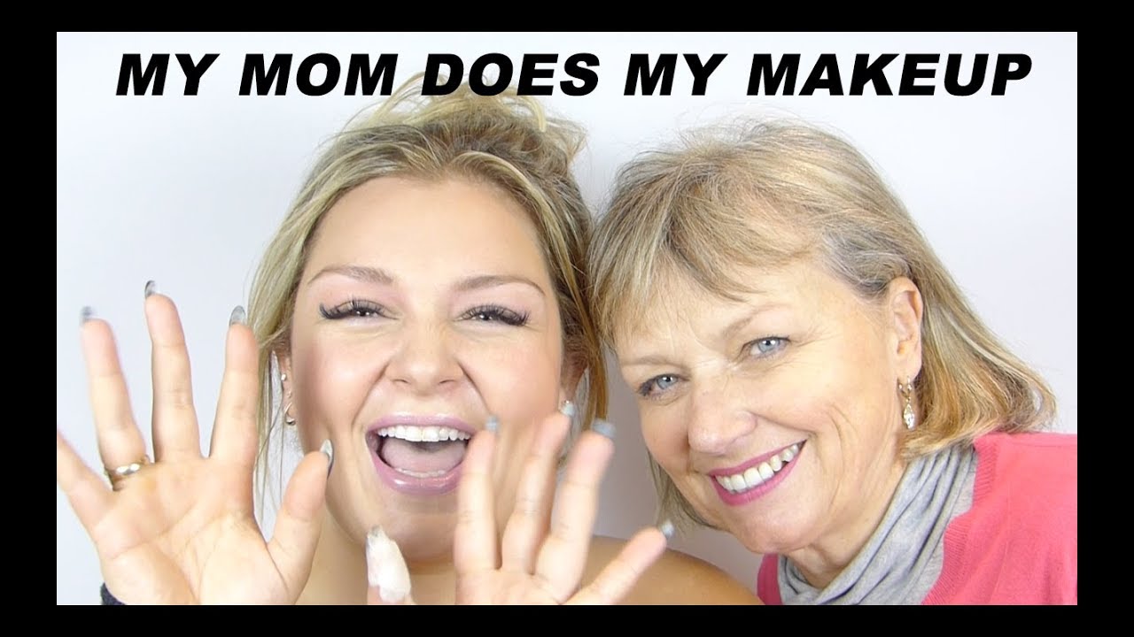 MY MOM DOES MY MAKEUP / MAKEUP CHALLENGE / MUNGERMAKEUP - YouTube
