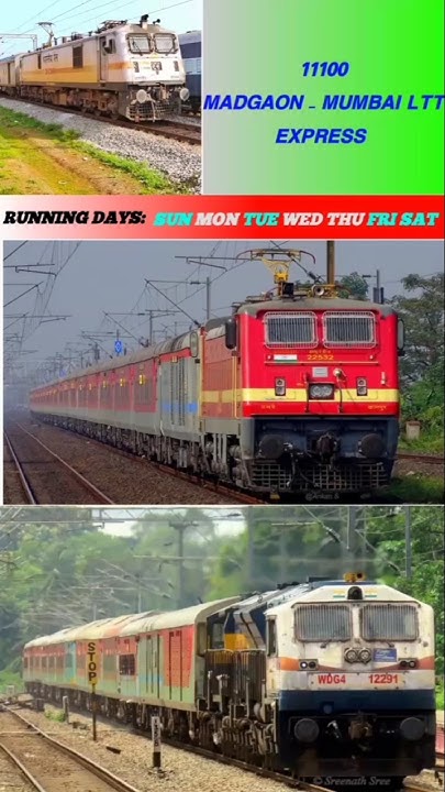 11100 MADGAON - MUMBAI LTT EXPRESS #indianrailways #doubledecker - YouTube