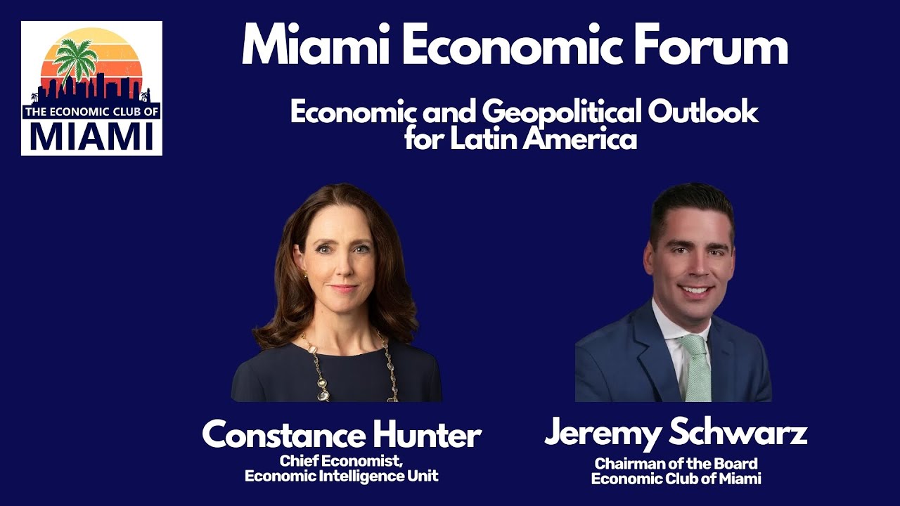 Miami Economic Forum: Constance Hunter, Economist Intelligence Unit ...