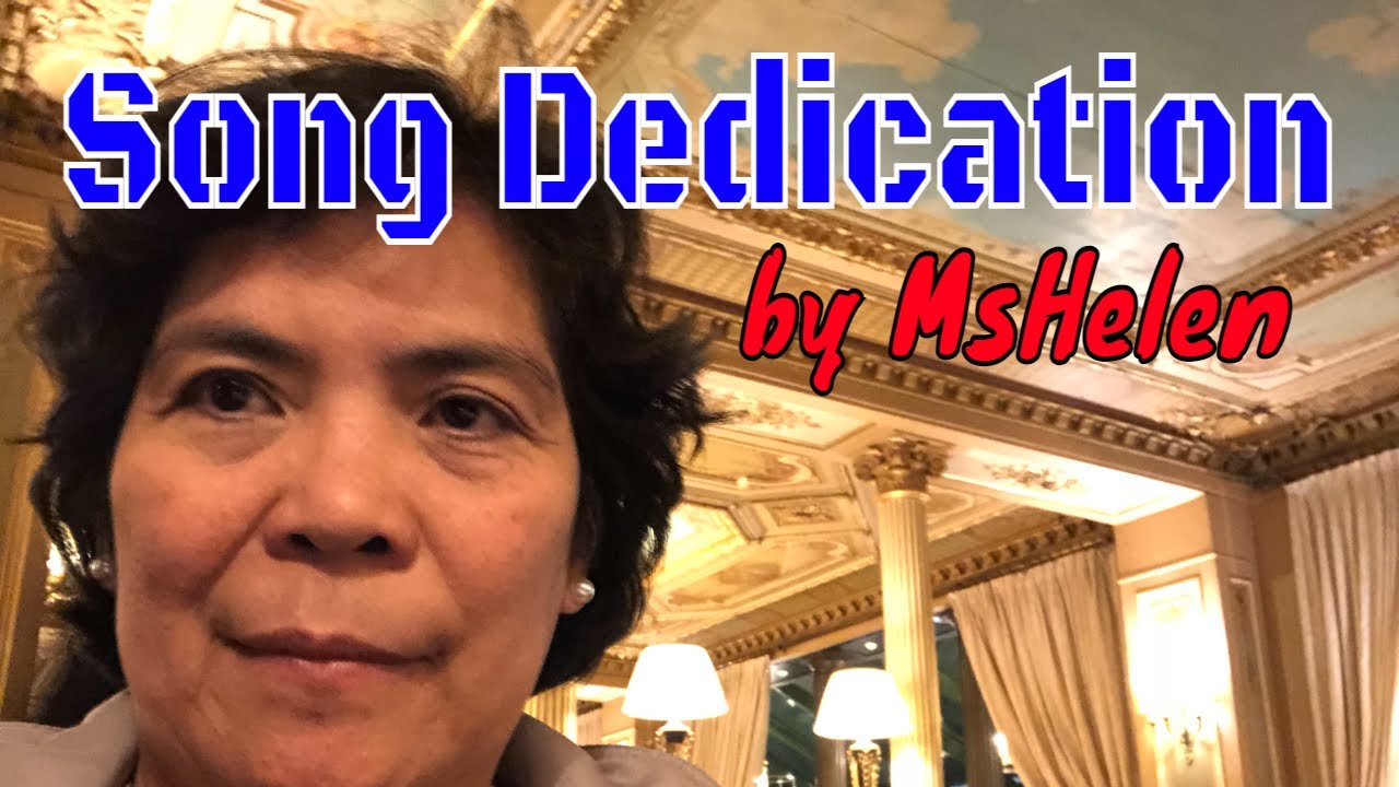 Song Dedication | Karaoke/Singalong - YouTube