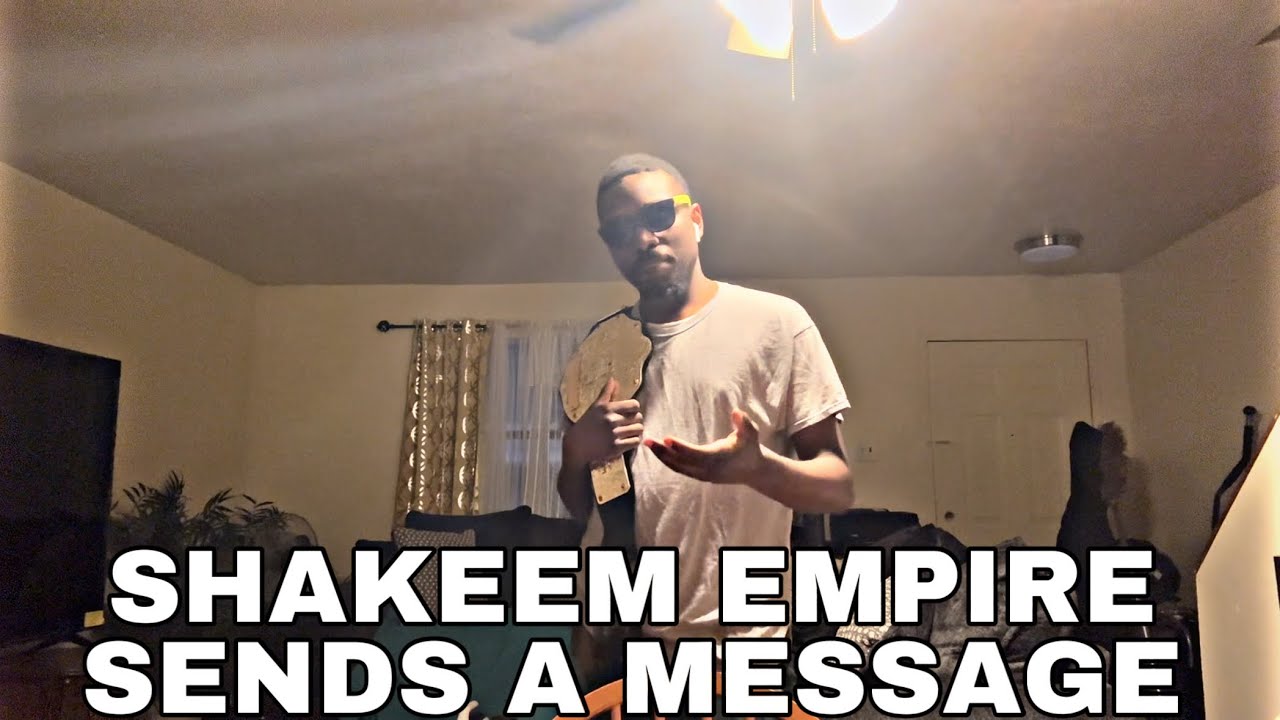Shakeem Empire cuts a promo on the state of Professional Wrestling ...