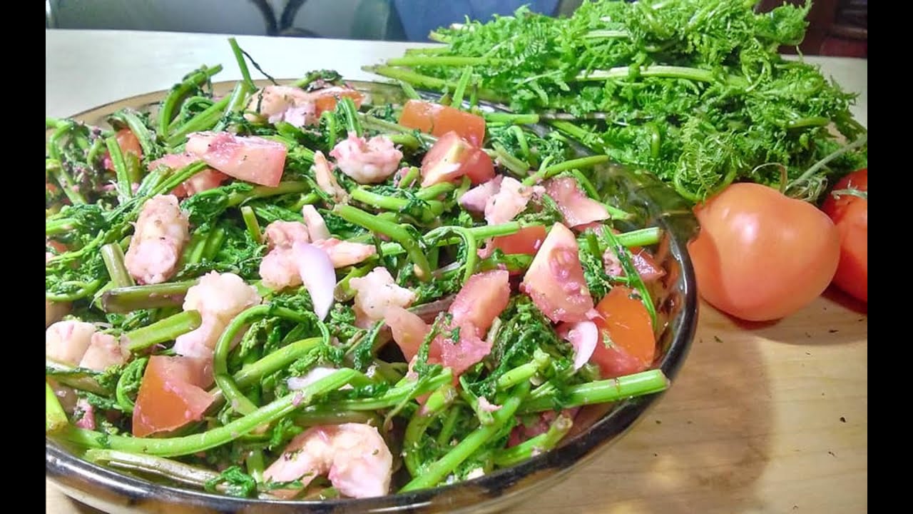 FIDDLEHEAD FERN SALAD (PAKO) /BENEFIT OF EATING EDIBLE FERN ...