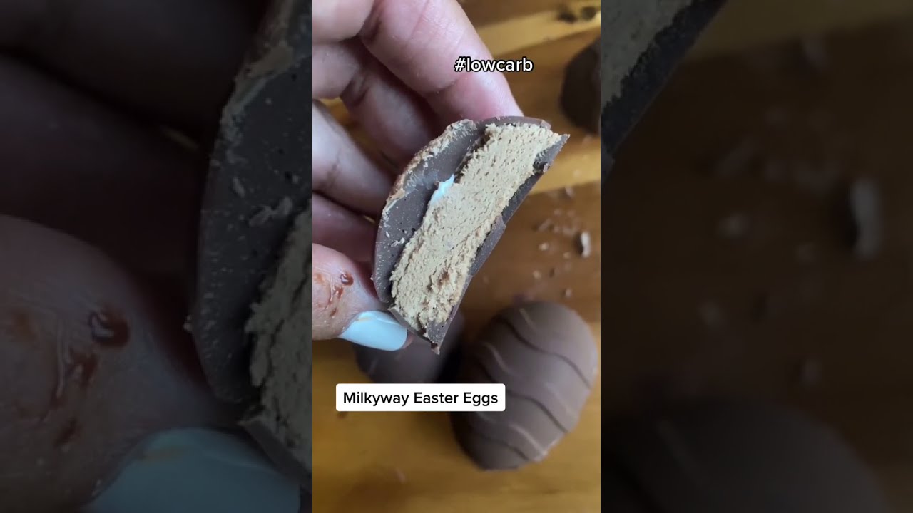 Low Carb Milky Way Easter Eggs #shorts #vertical - YouTube