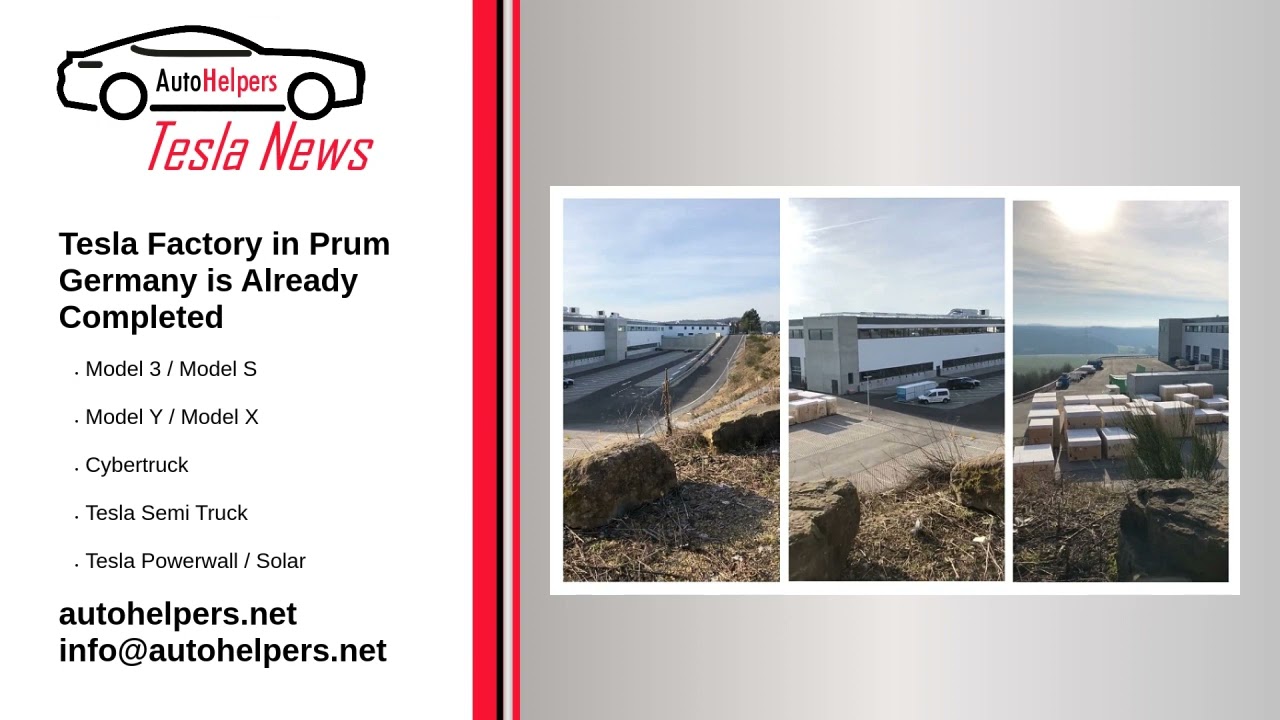 Tesla Factory in Prum Germany is Already Completed - YouTube