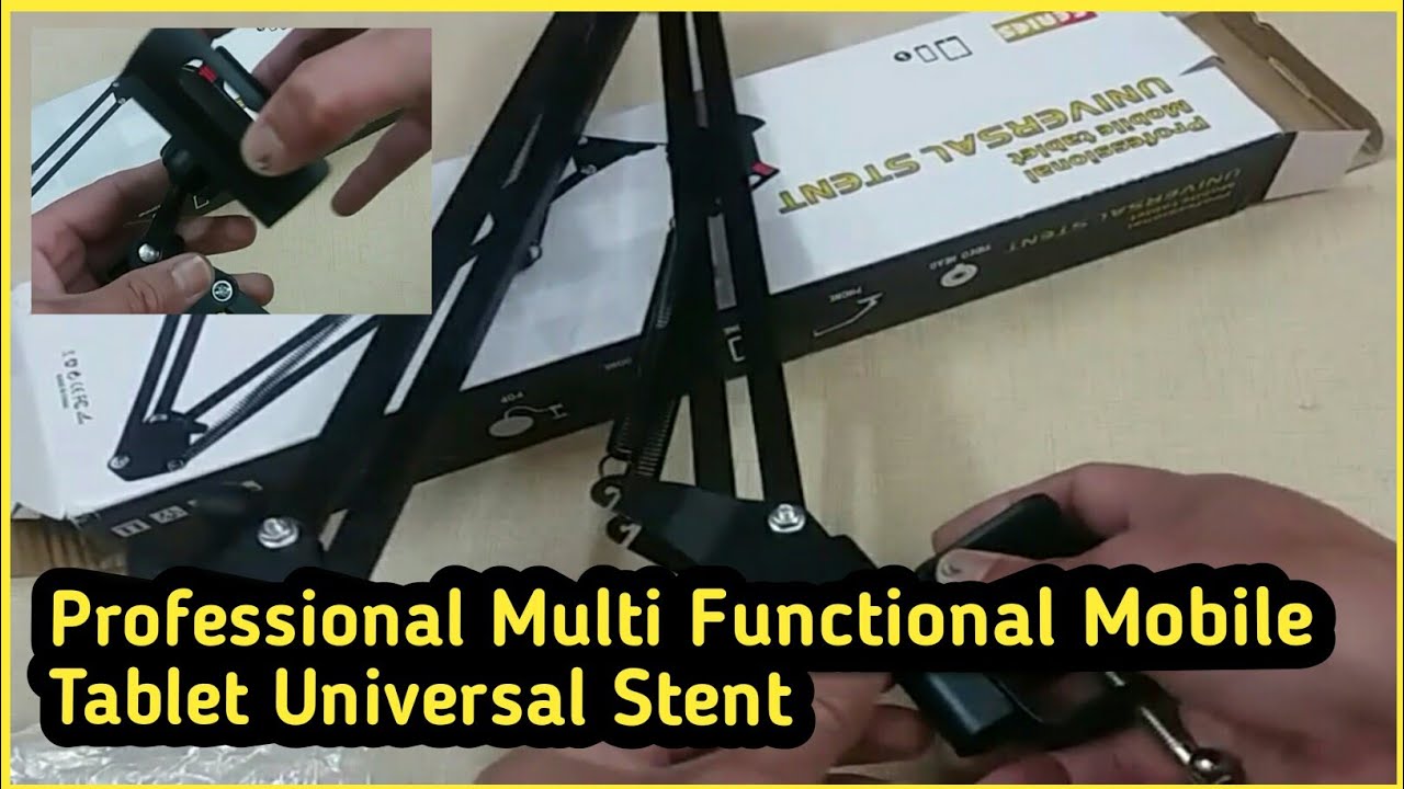 Professional Mobile Tablet Universal Stent Material Aluminium Black ...