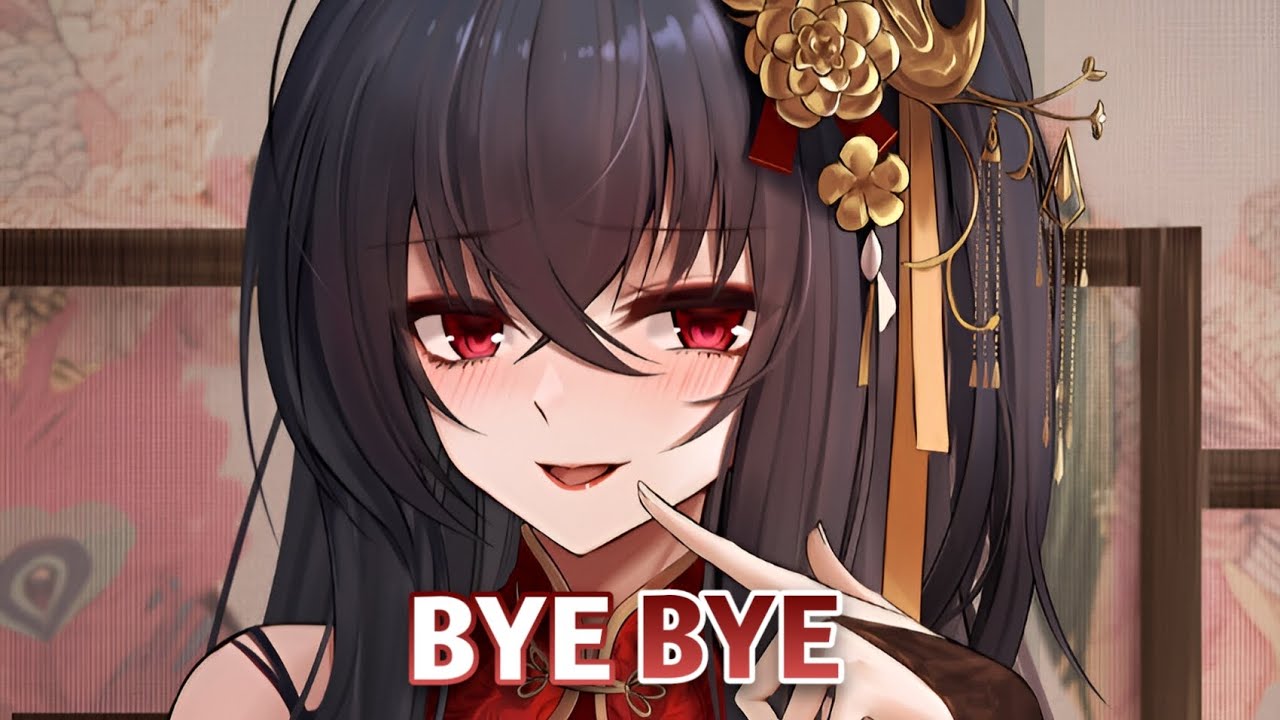 Nightcore - Bye Bye | Lyrics (Andrah) - YouTube