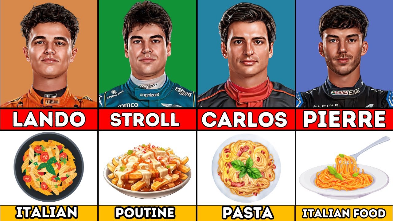 F1 Drivers Favorite food - YouTube