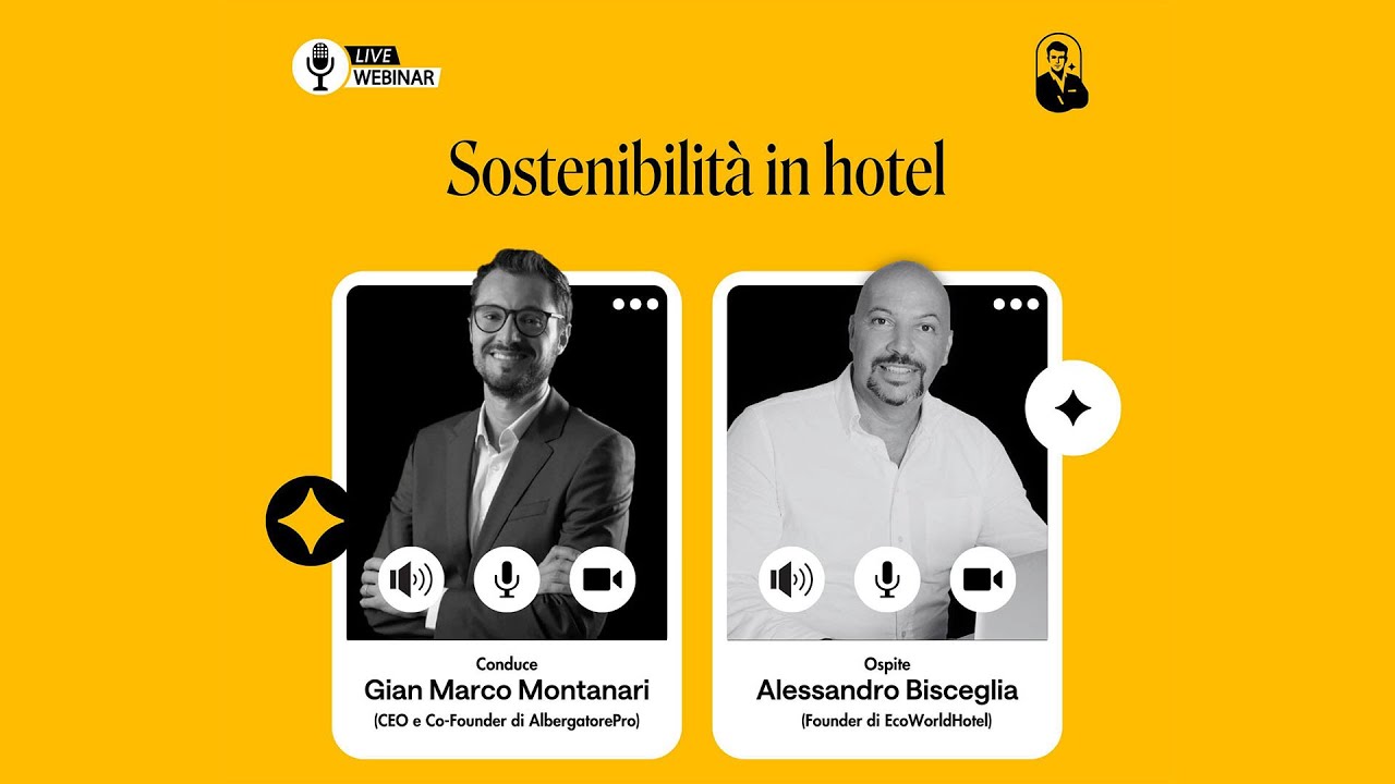 Sostenibilità in hotel con Gian Marco Montanari - YouTube