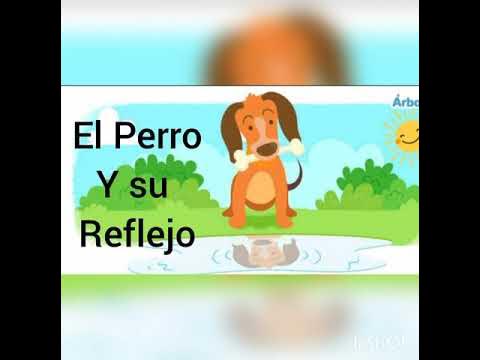 El perro y su reflejo (Fábula) - YouTube