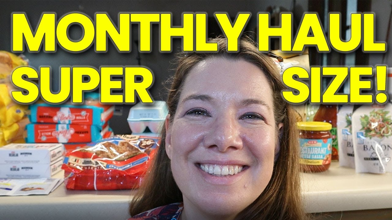 SUPER SIZE LARGE FAMILY MONTHLY GROCERY HAUL WALMART HEB Large super-size-large-family-monthly-grocery-haul-walmart-heb-large