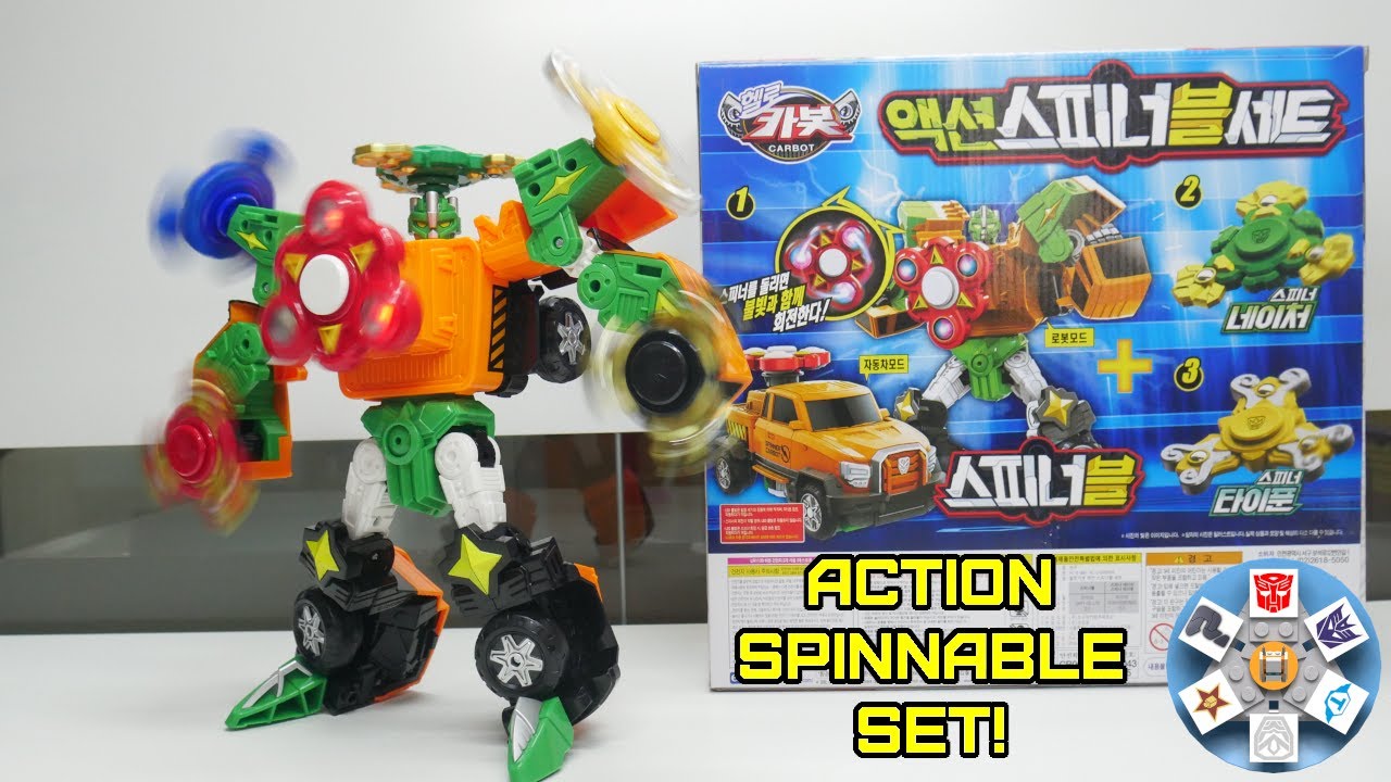 Action Spinnable Set! / 액션 스피너블 세트! - YouTube