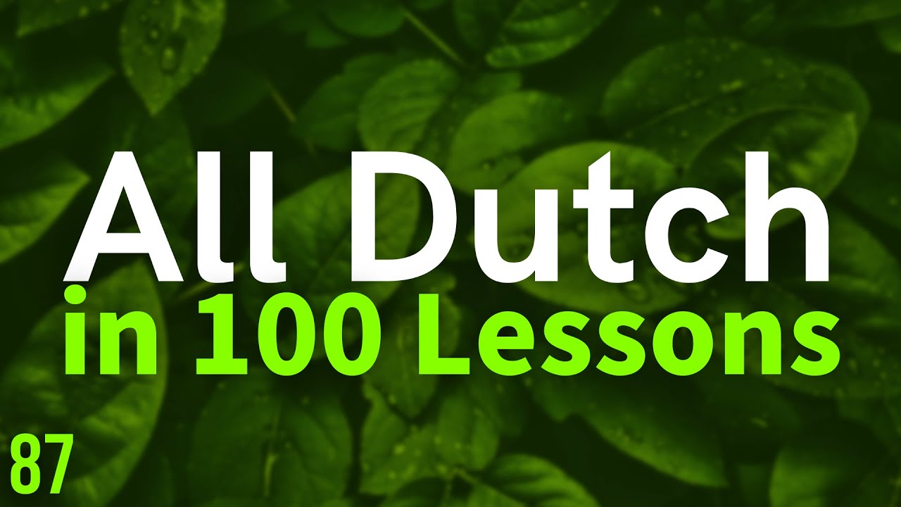 All Dutch in 100 Lessons. Learn Dutch . Most important Dutch phrases ...