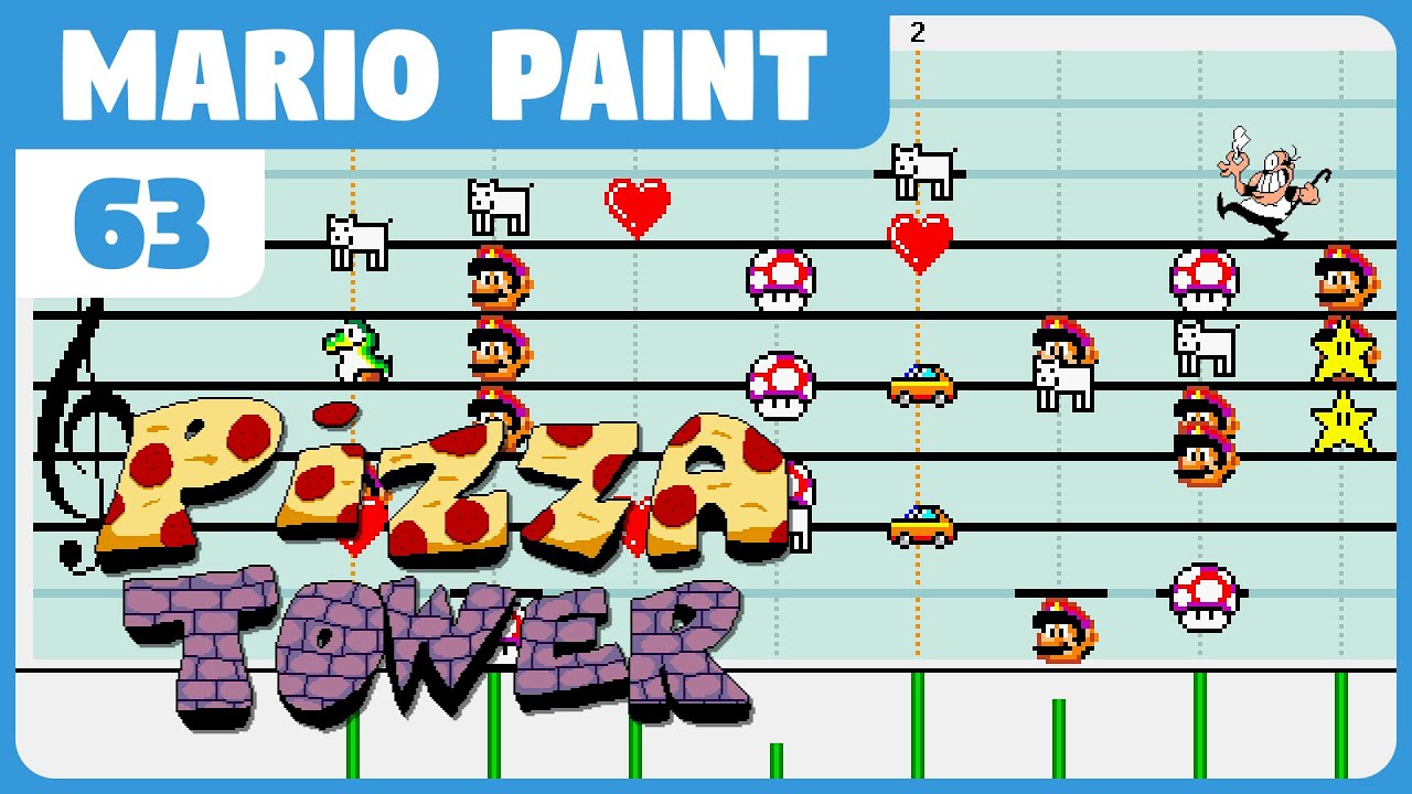 Super Mario Paint | Pizza Tower | Funiculi Holiday - YouTube