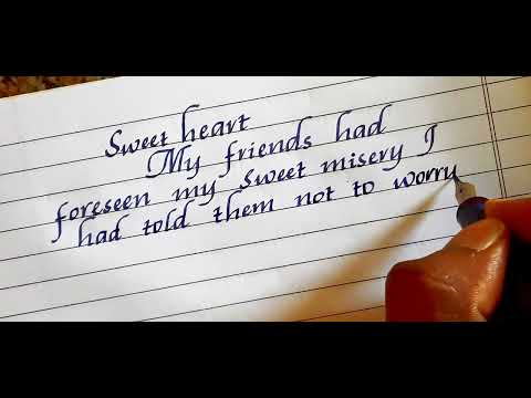 How to write impressive love letter in english / write impressive love ...
