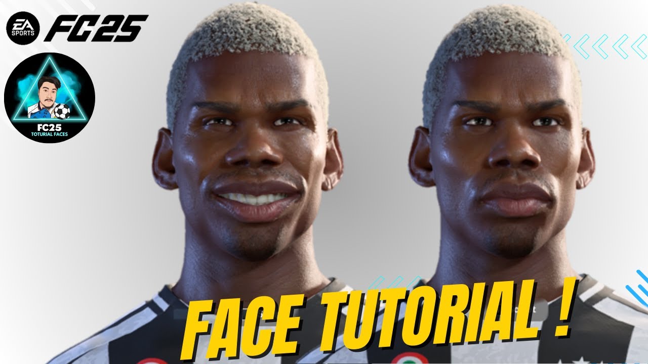 EA FC25 - Paul Pogba Face - Pro clubs Face Creation - Career mode - YouTube