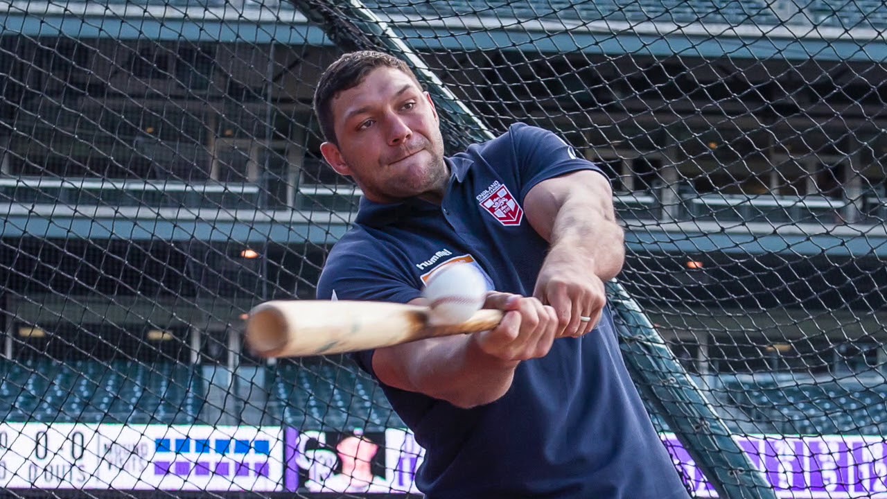Hall looks to hit a home run for Rugby League in America - YouTube