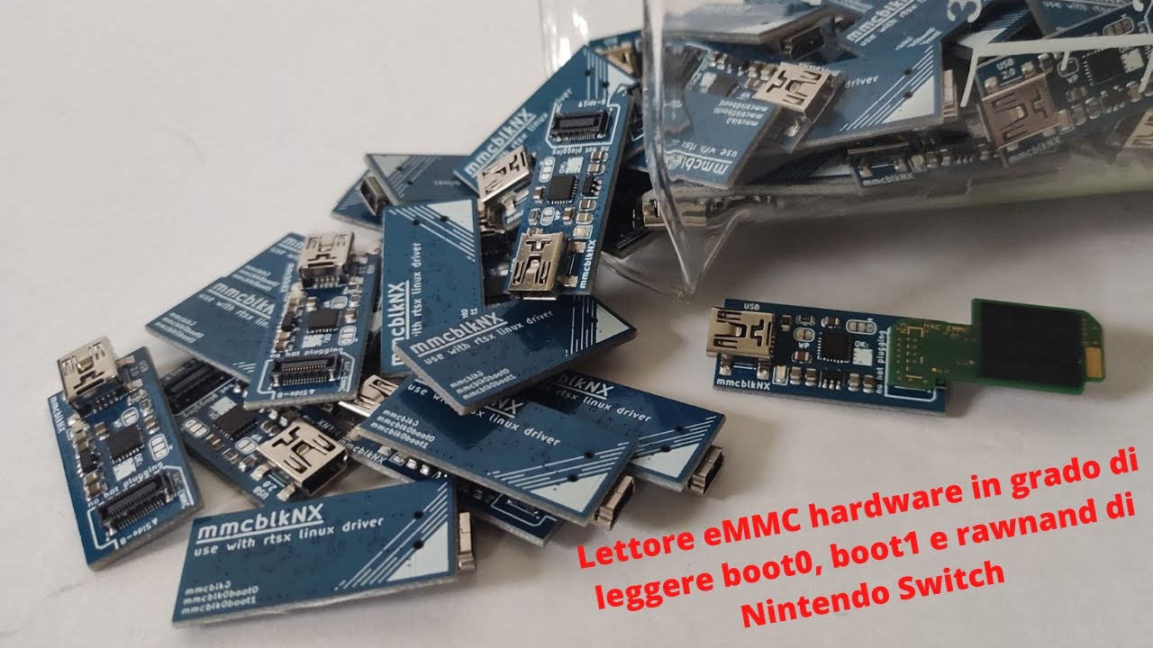 mmcblkNX (un Nand reader per Nintendo Switch) - YouTube