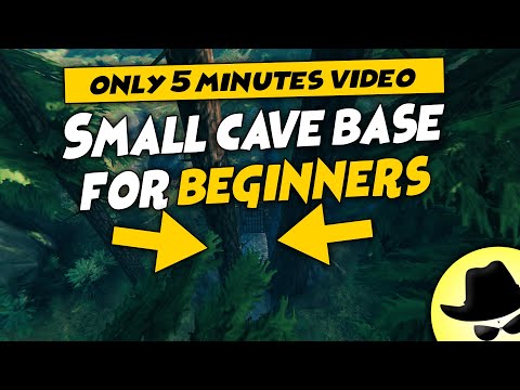 Small cave base for beginners | VALHEIM