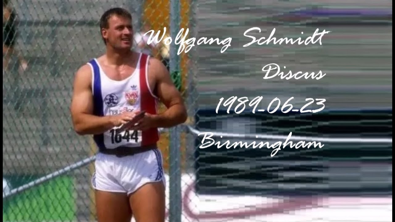 Wolfgang Schmidt Discus 1989-06-23 Birmingham International match - YouTube