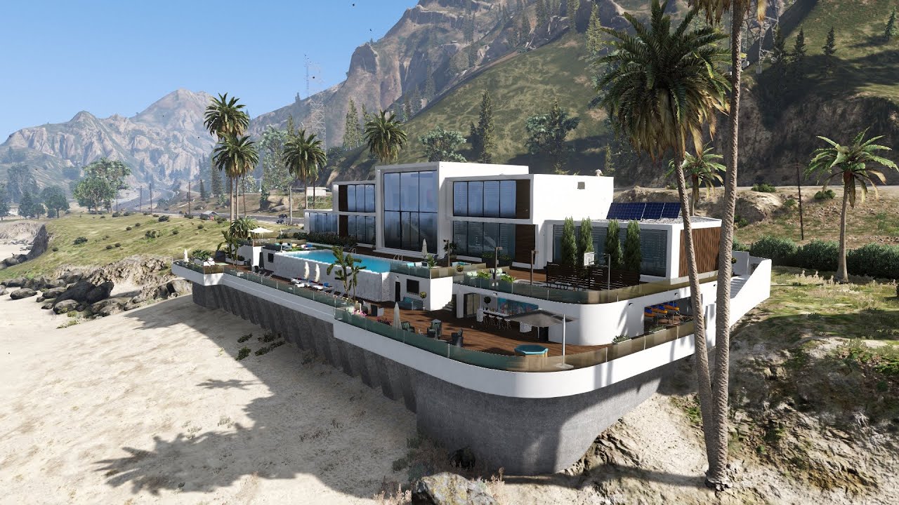 GTA V - Beach Mansion 4 - YouTube