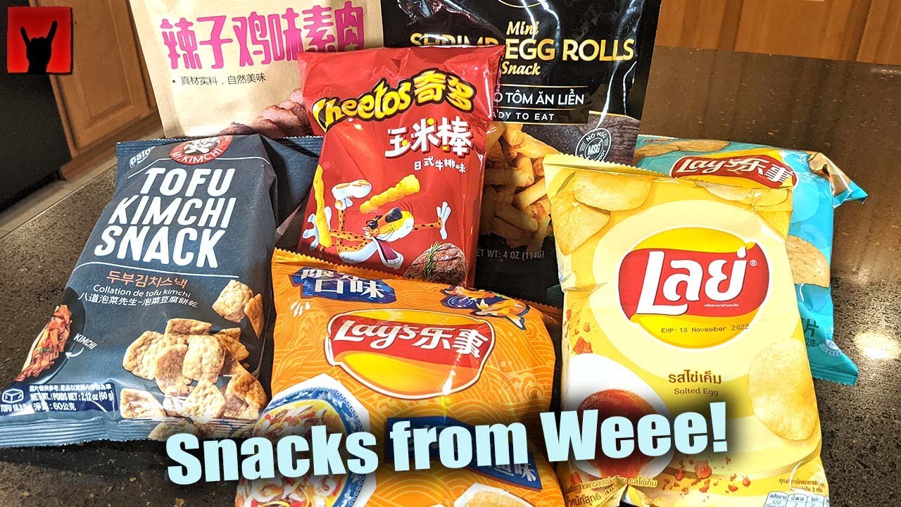Trying Various Snacks From Weee!! - YouTube