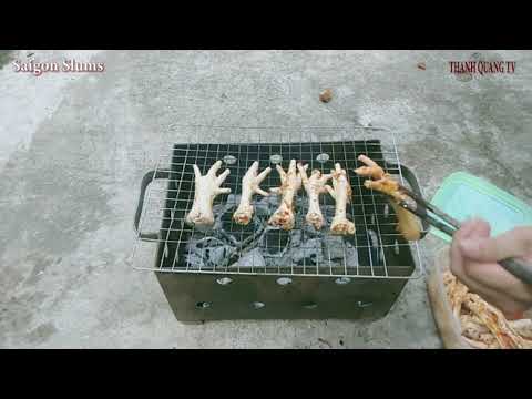 Leg of chicken grill | Chân gà nướng sa tế