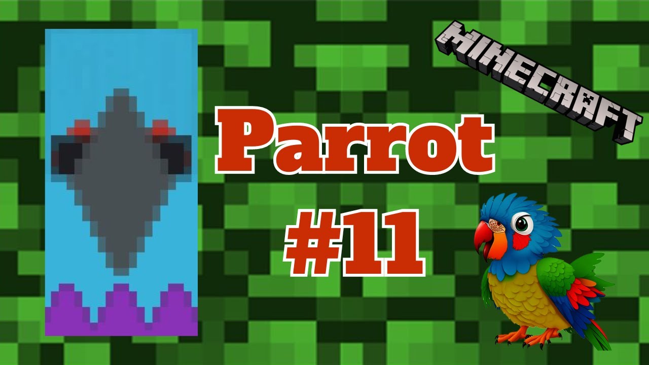 Minecraft Parrot #11 Banner Design - It's Banner Time! - YouTube