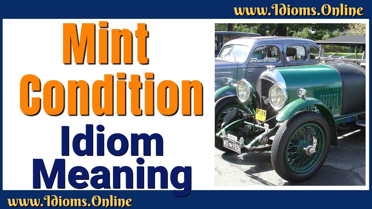 Mint Condition Meaning in Mint Condition English Phrases Idioms
