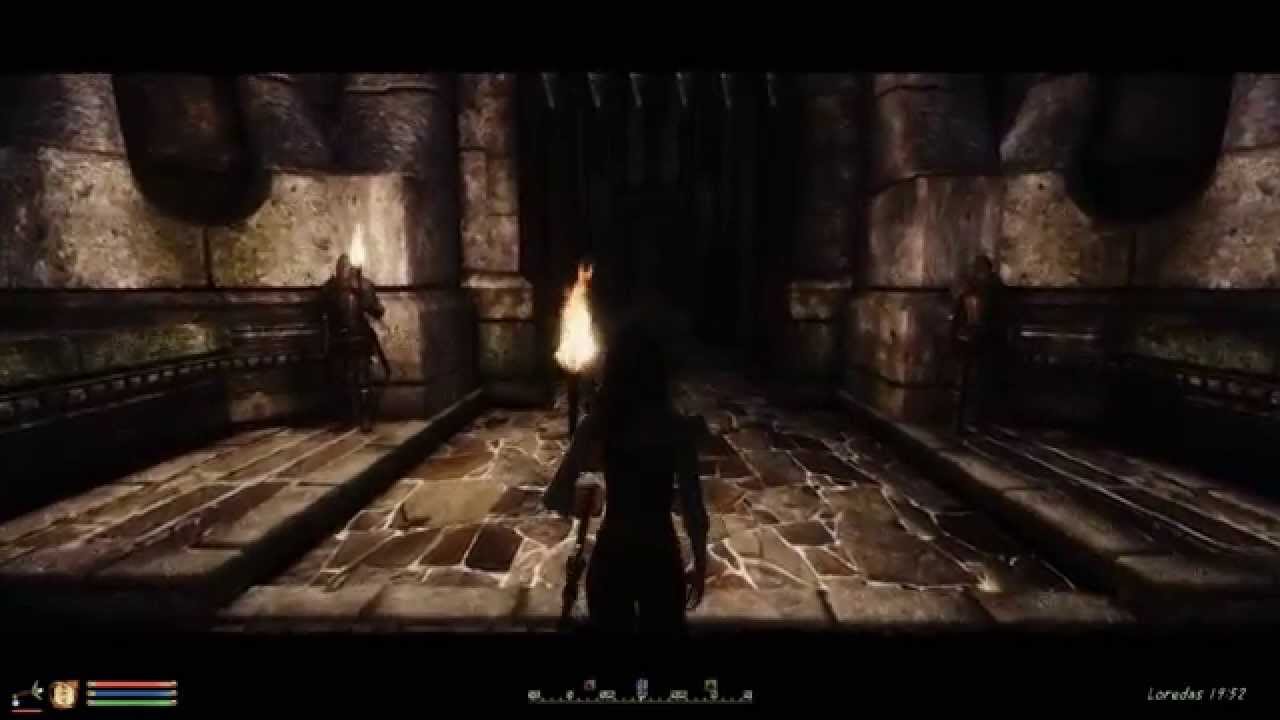 TES4 Oblivion #01 from Imperial City Market District to Taros Bridge ...
