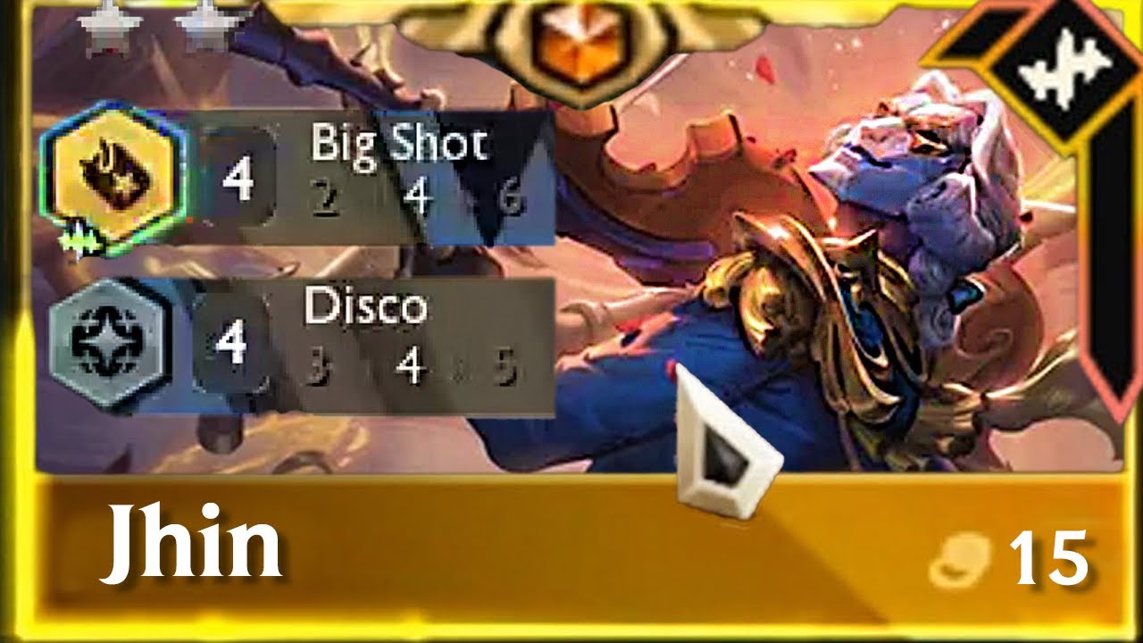 New Legendary Jhin is Awesome with Disco! Teamfight Tactics Remix ...