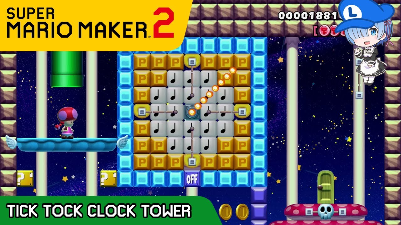 Tick Tock Clock Tower in Mario Maker 2 - YouTube