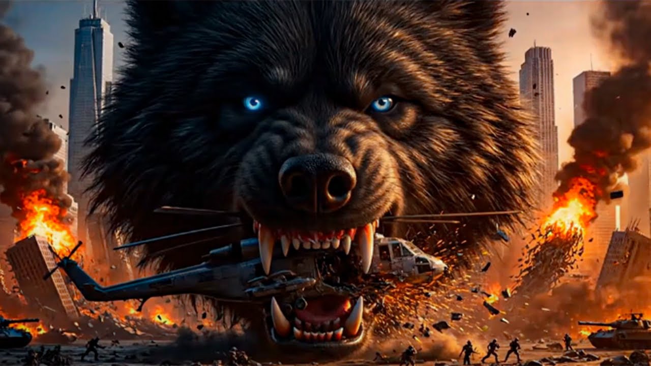 Giant Wolf Destroys the City | Epic Cinematic Monster Attack 🔥 - YouTube