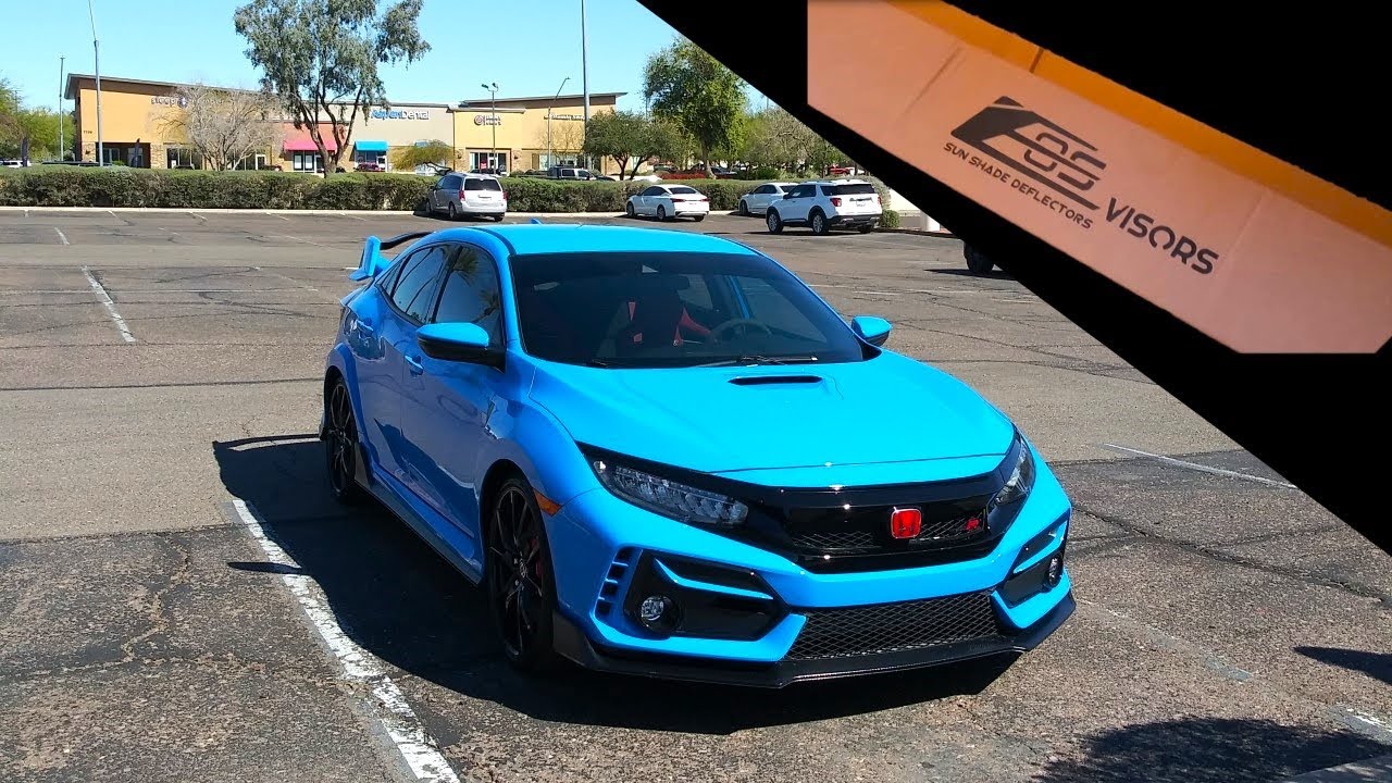 WINDOW VISORS FOR MY TYPE R | (Project CTR) 2021 Honda Civic Type R FK8 ...