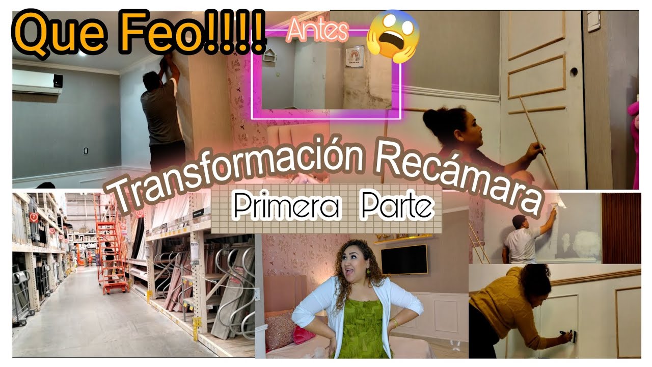 Transformación Recámara Primera Parte/ Estaba bien Feo😱 Cuarto de Niñas ...
