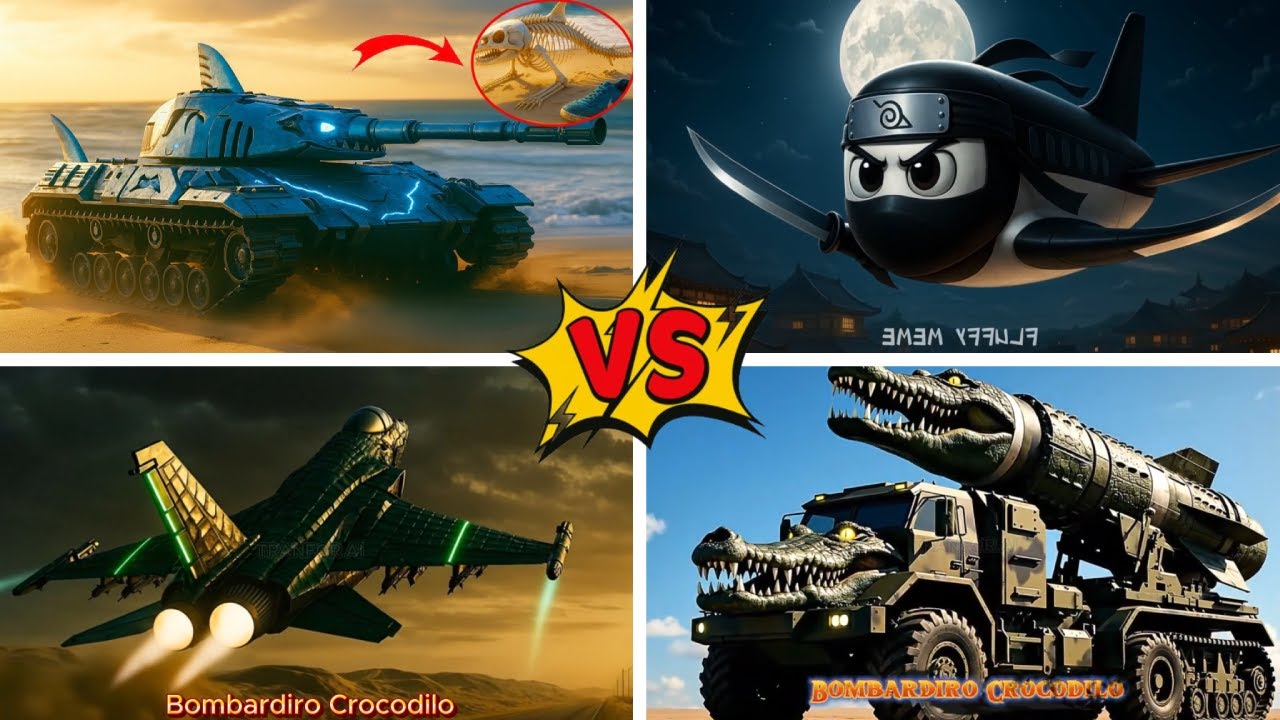 BRAINROT TANK🆚BRAINROT FIGHTER PLANE🆚BRAINROT MISSILE TRUCK🆚BRAINROT ...