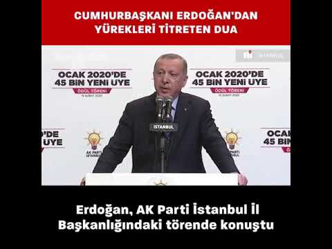 Recep Tayyip Erdoğan Dua