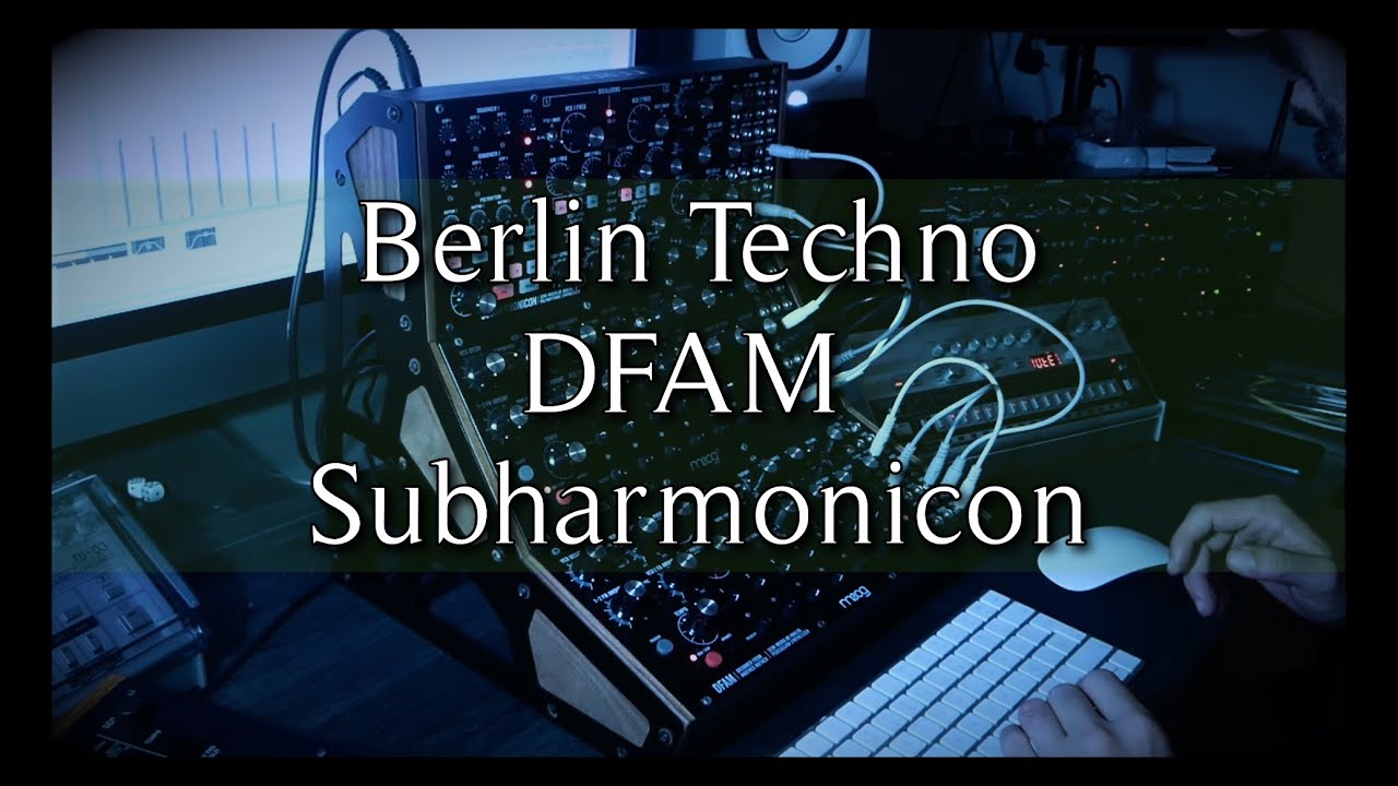 Berlin Techno DFAM and Subharmonicon - YouTube