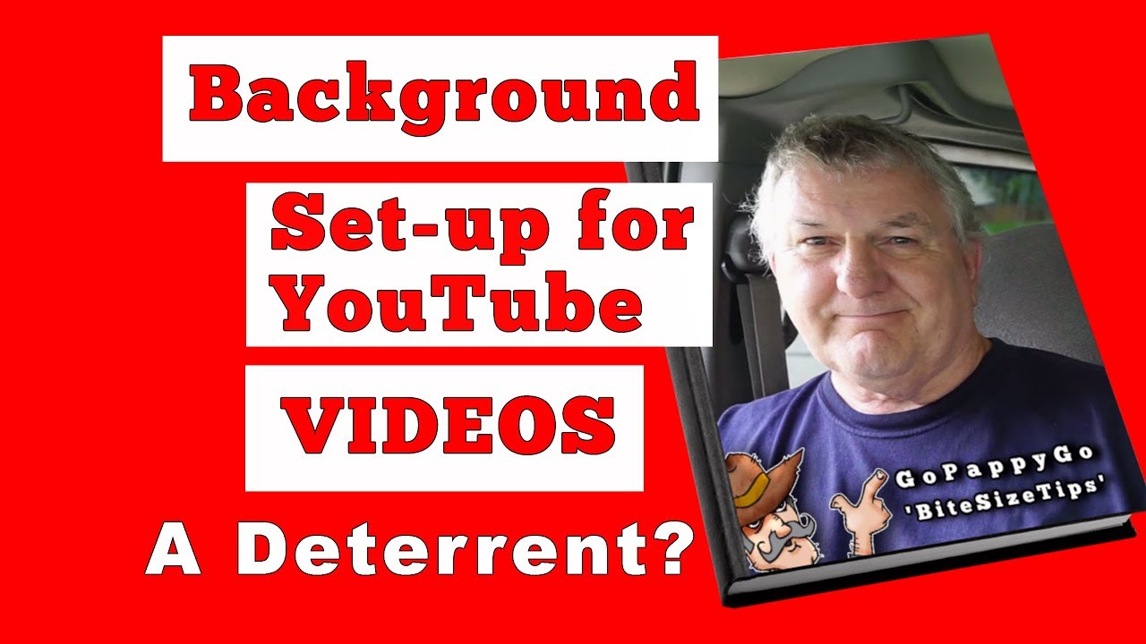 Background set-up for YouTube Videos - YouTube