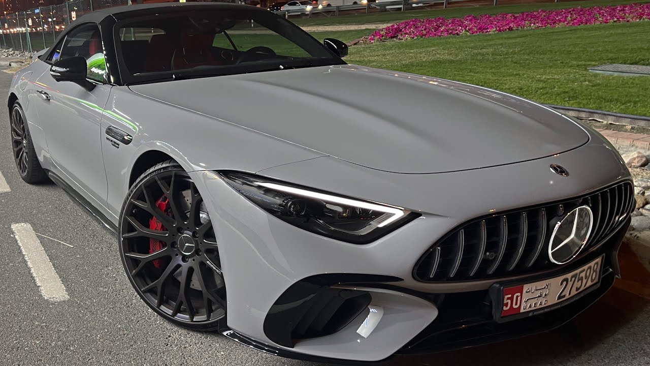 SL55 V8 Sound without OPF! 2023 Mercedes AMG SL63 Interior Exterior ...