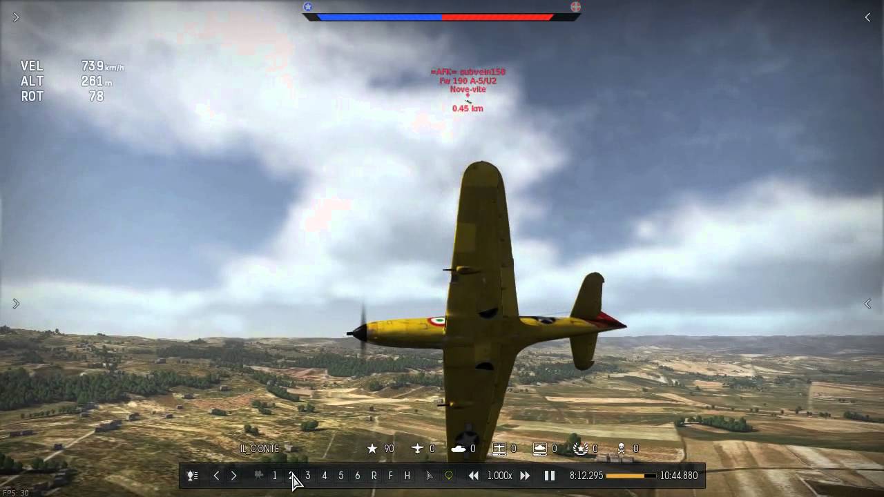 War Thunder P63 A10 KingCobra VS FW190 A5/U8 Realistic GamePlay - YouTube