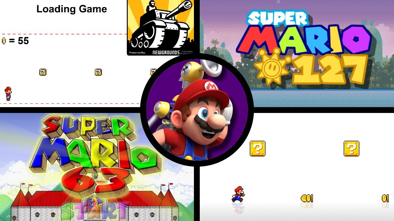 Evolution of Super Mario 63: Loading & Title Screen - YouTube