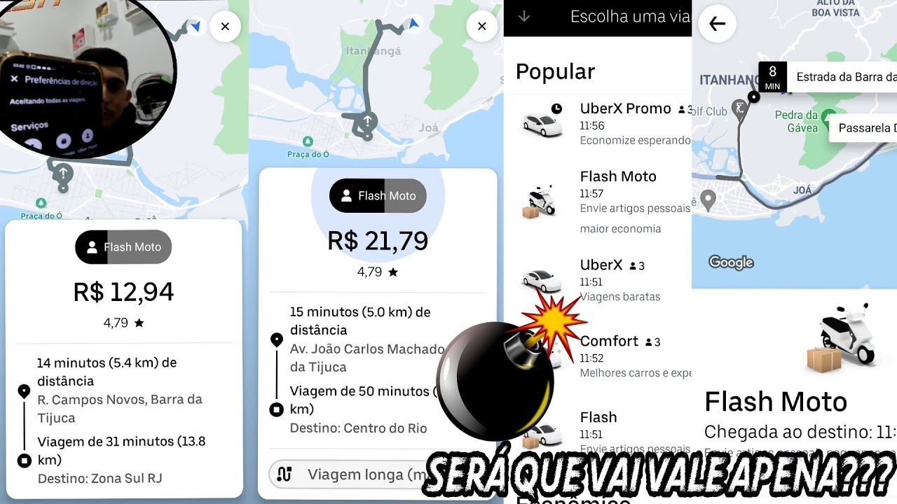 UBER FLASH MOTO📦DISPONÍVEL NO RIO DE JANEIRO🗣️E JÁ TOCANDO ENTREGA 💣💣💣 ...
