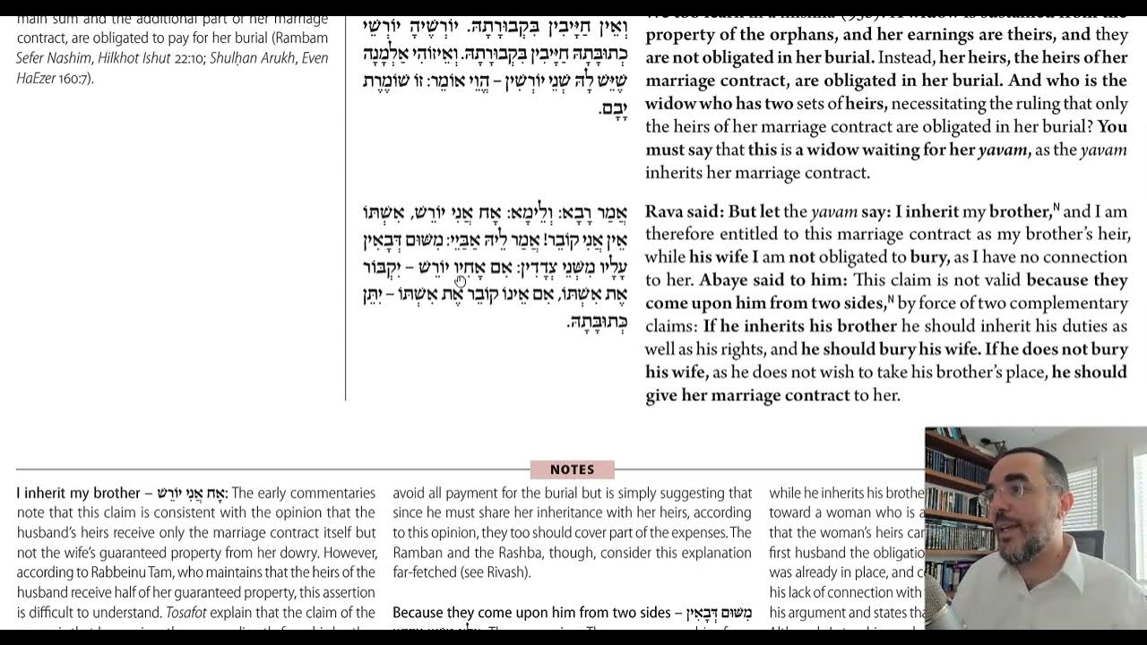 Daf Yomi - Ketubot 81 - Grave Matters - YouTube