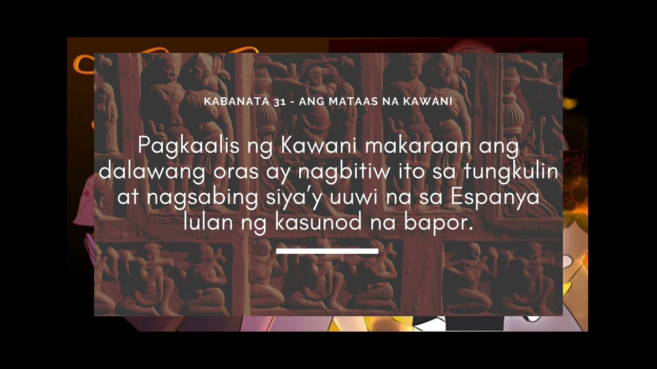 El Filibusterismo - Kabanata 31: Ang Mataas na Kawani - YouTube