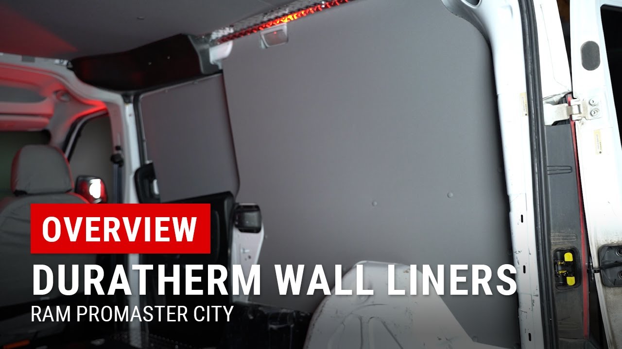Legend DuraTherm Wall Liners for RAM ProMaster City Overview - YouTube