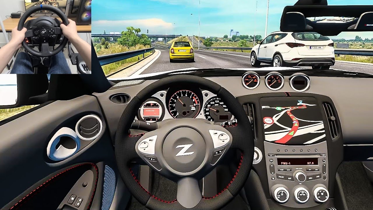 Euro Truck Simulator 2 - Nissan 370Z Nismo [Steering Wheel Gameplay ...