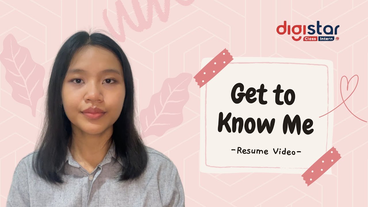 Introducing Me : Digistar Class Intern 2025 - YouTube