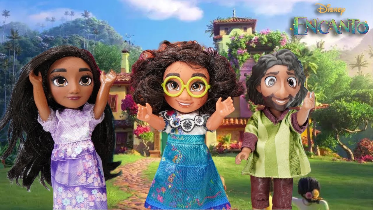 Encanto Petite Toddler Dolls Mirabel, Isabela, Bruno Playset - YouTube