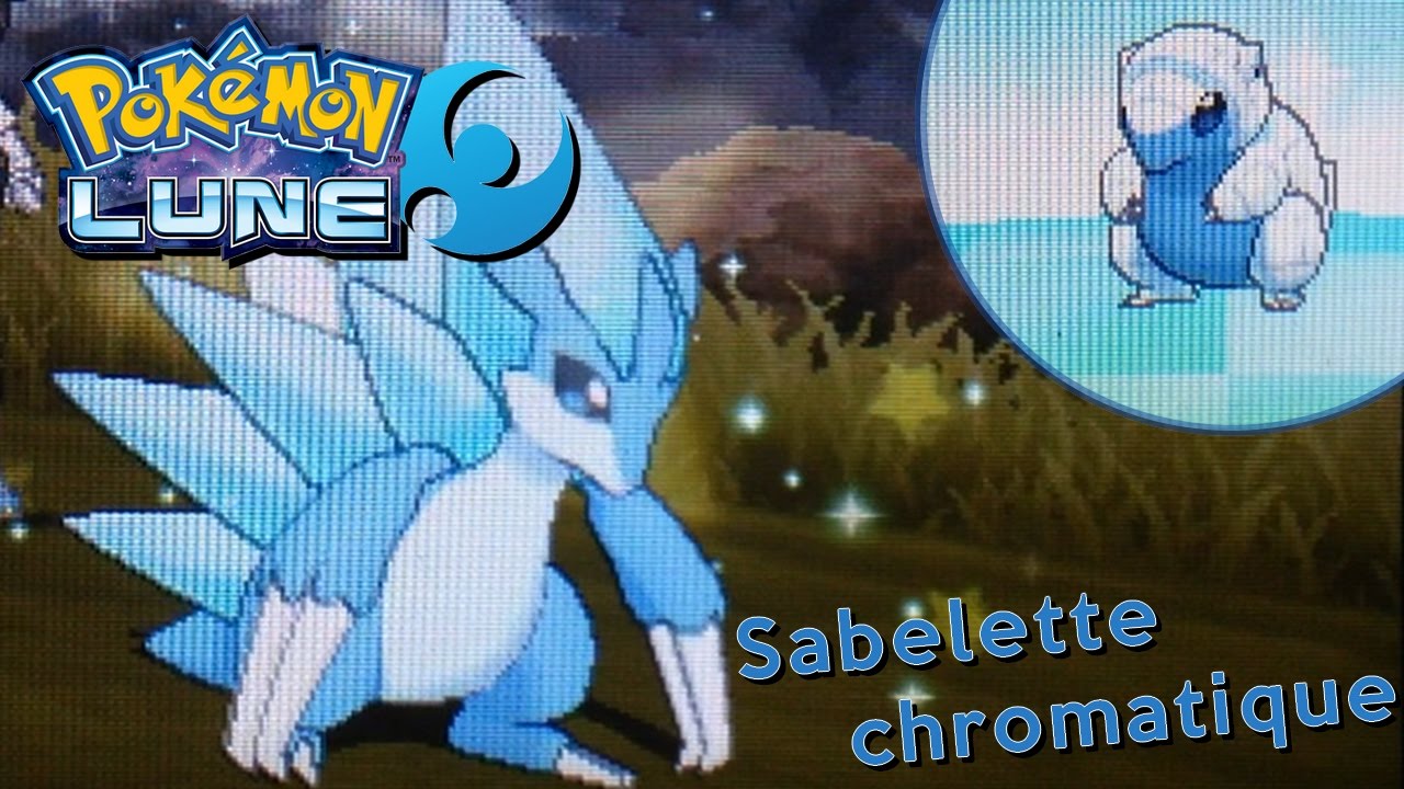Sabelette d'Alola chromatique, la belette gelée au bout de 164 oeufs ...